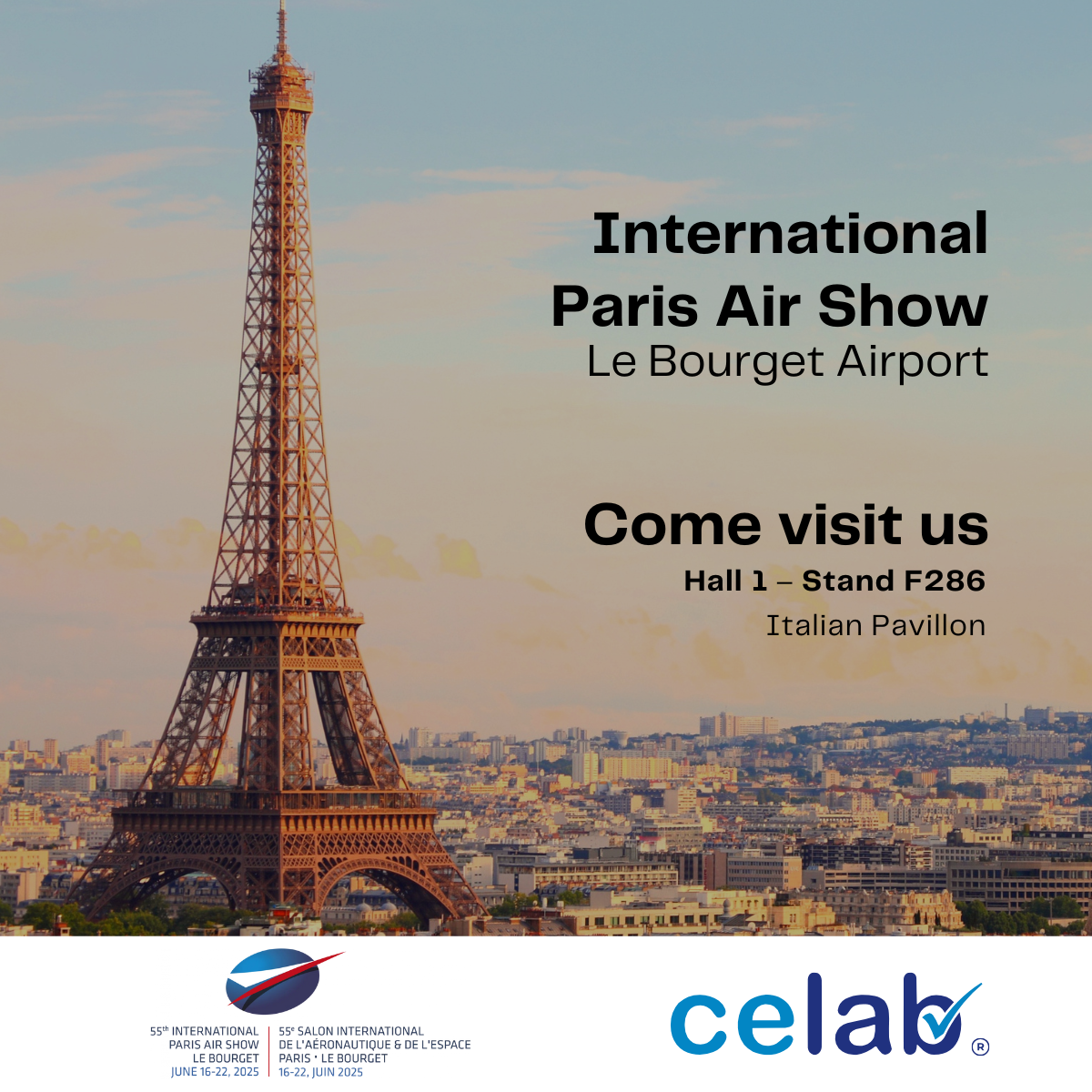 Celab al Paris Air Show 2025 – Le Bourget - Celab srl